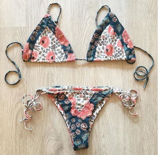 Bikini Top Pdf Pattern Swimsuit Sewing Pattern Triangle Bikini Pat