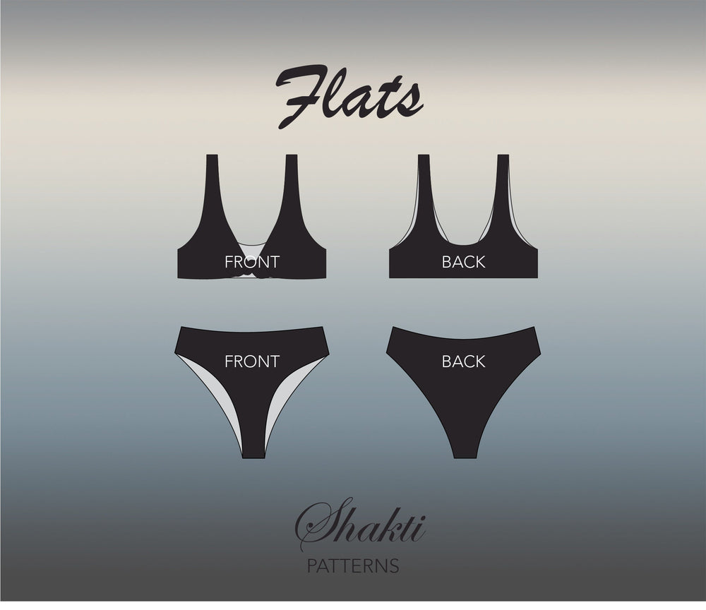 Bikini Sewing Pattern / Plus Size Swimsuit/ PDF Bikini Pattern / Size – Shakti Patterns